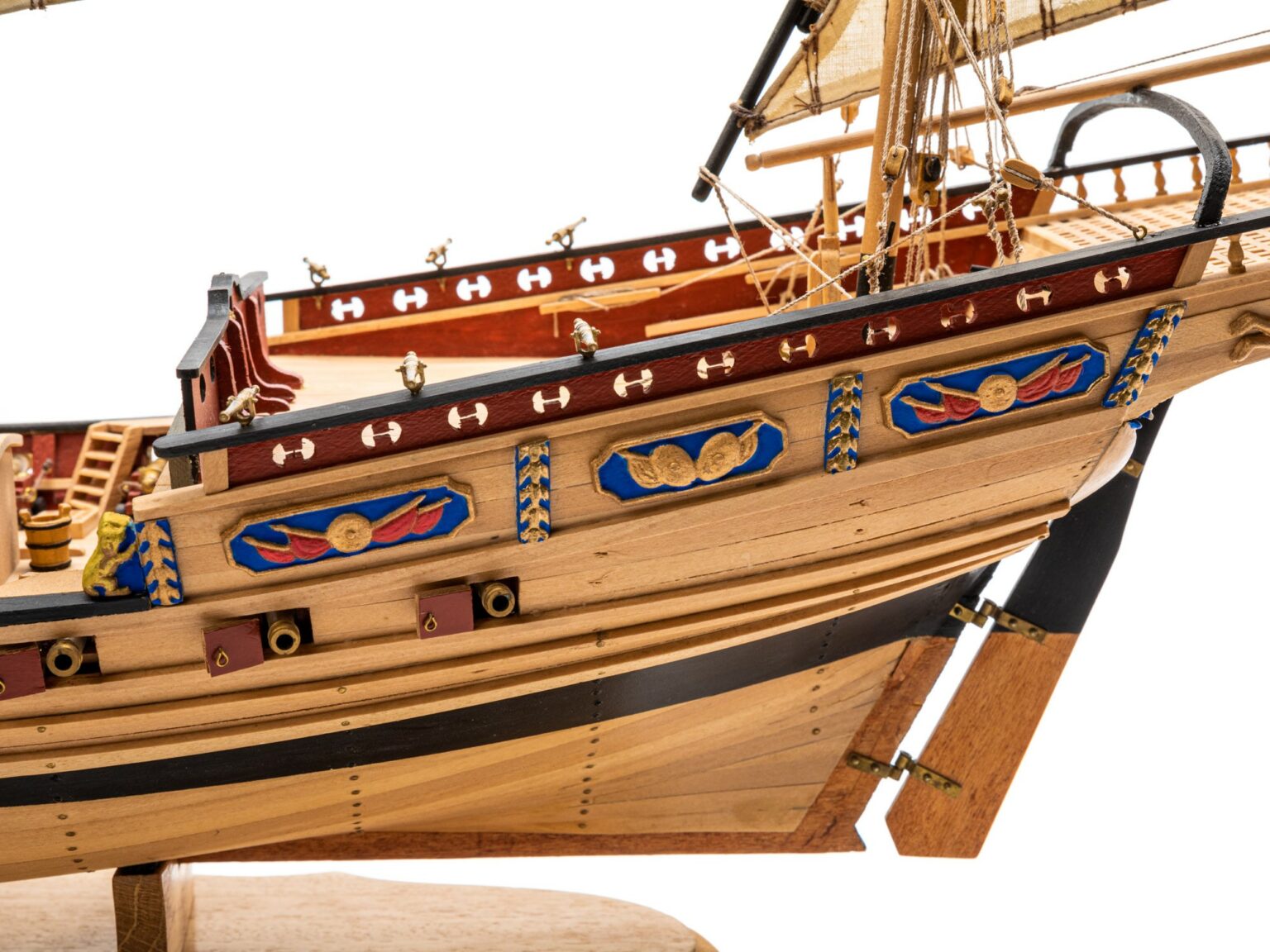 Maquette de Bateau du Chébec L'Indiscret - Déjà Montée - Mistral Maquettes