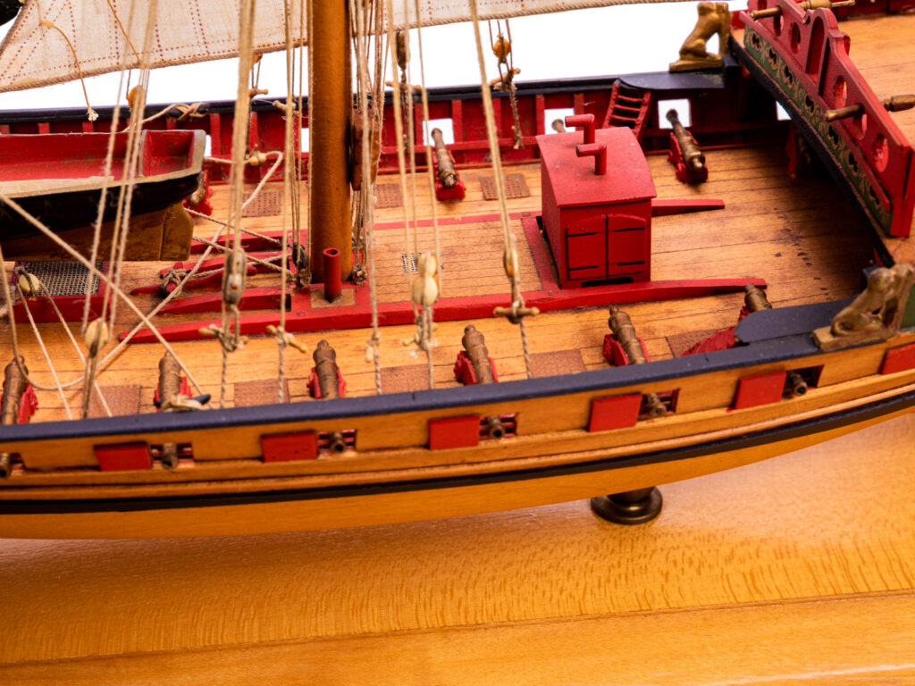 Maquette du Chébec Méditerranéen · Exemplaire Unique d'Antiquité