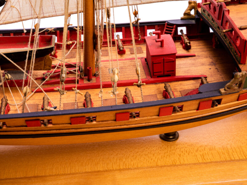 Maquette du Chébec Méditerranéen · Exemplaire Unique d'Antiquité