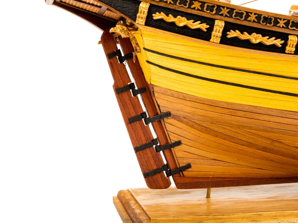 Maquette de Bateau Unique Du Chebec Misticque - Mistral Maquettes