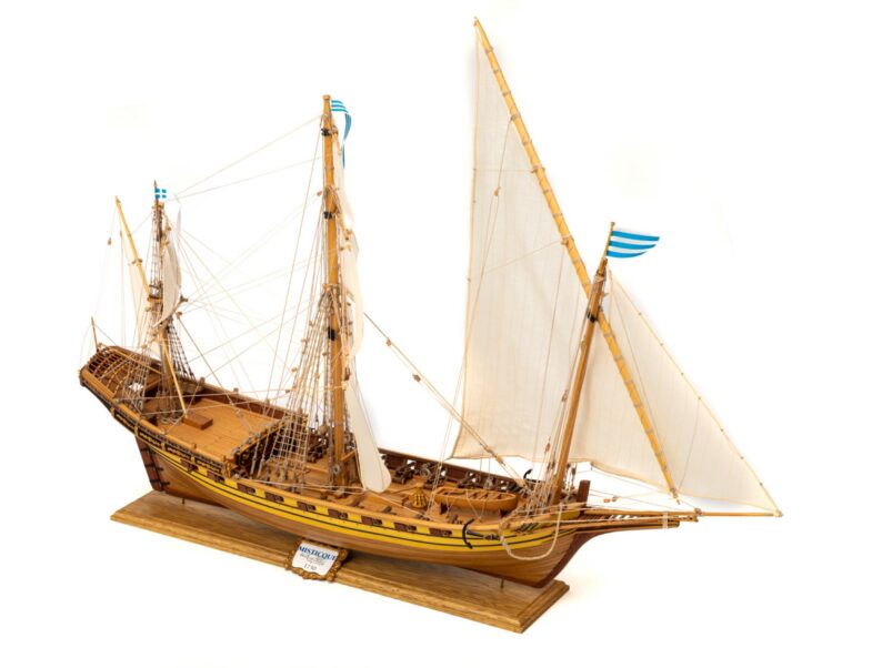 Maquette de Bateau Unique Du Chebec Misticque - Mistral Maquettes