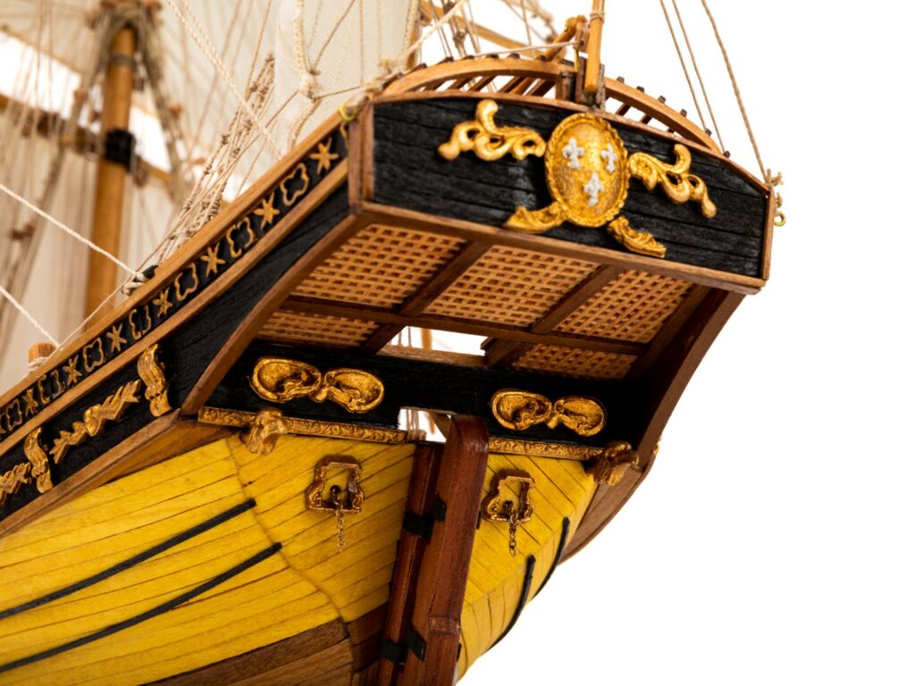 Maquette de Bateau Unique Du Chebec Misticque - Mistral Maquettes