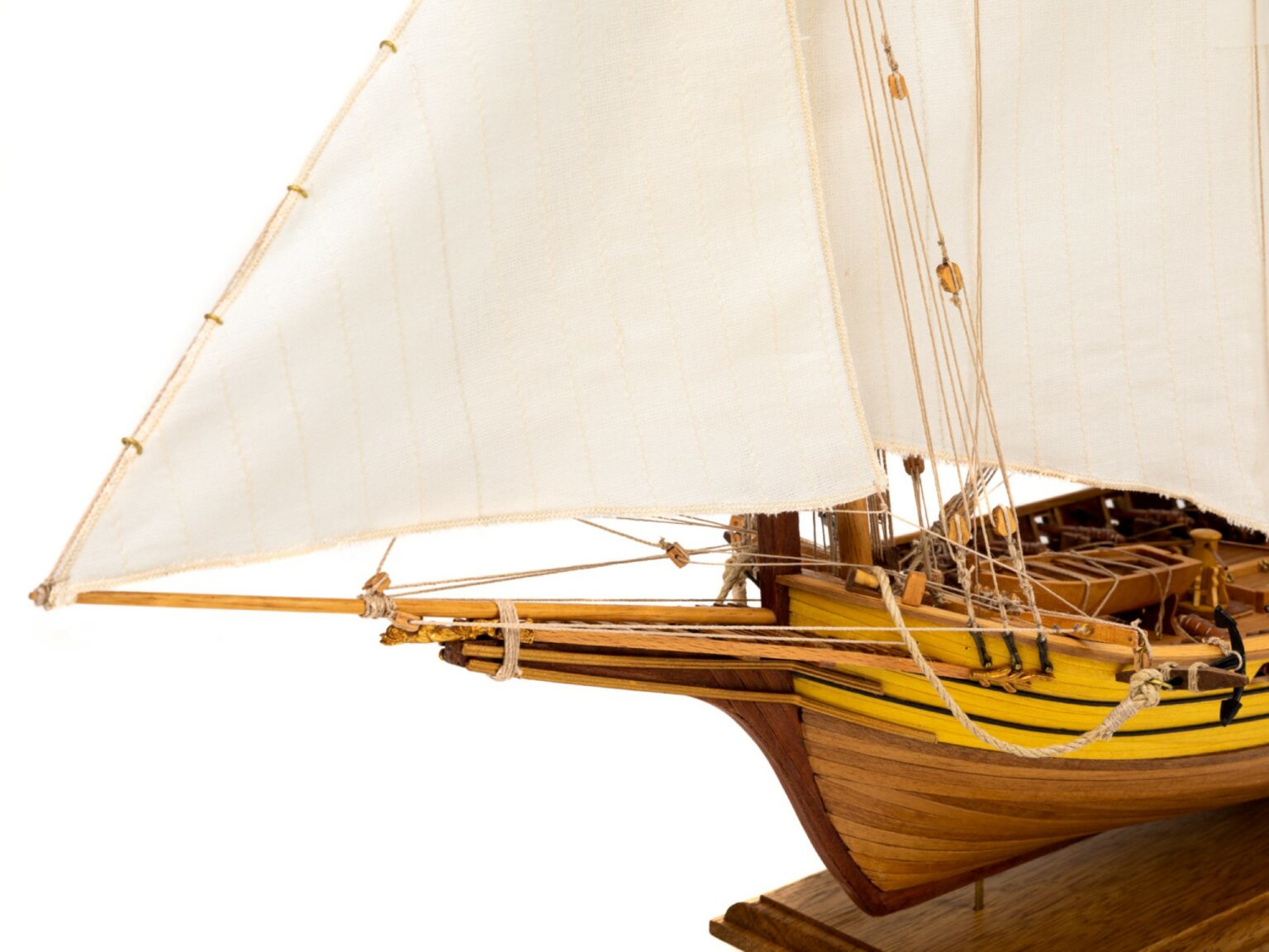 Maquette de Bateau Unique Du Chebec Misticque - Mistral Maquettes