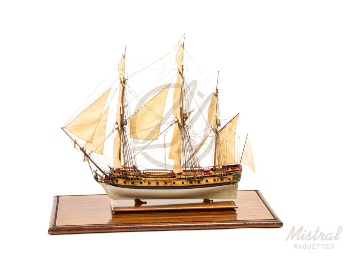 La Flore (1756) - Maquette de Bateau Déjà Montée - Mistral Maquettes