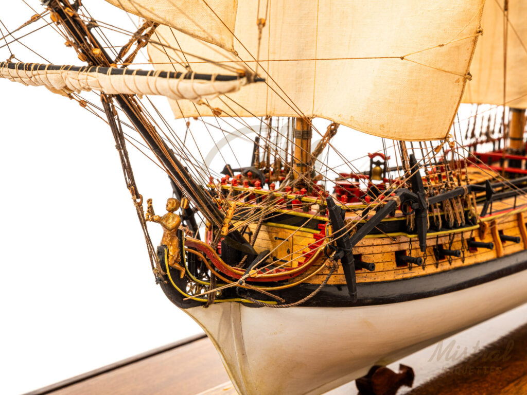 La Flore (1756) - Maquette de Bateau Déjà Montée - Mistral Maquettes