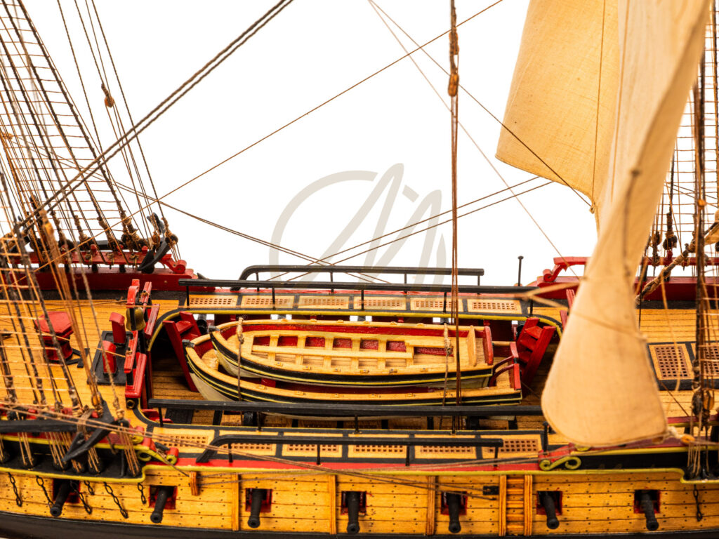 La Flore (1756) - Maquette de Bateau Déjà Montée - Mistral Maquettes