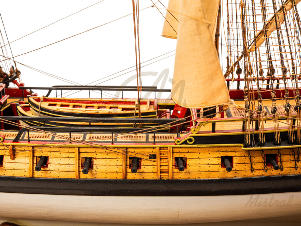La Flore (1756) - Maquette de Bateau Déjà Montée - Mistral Maquettes