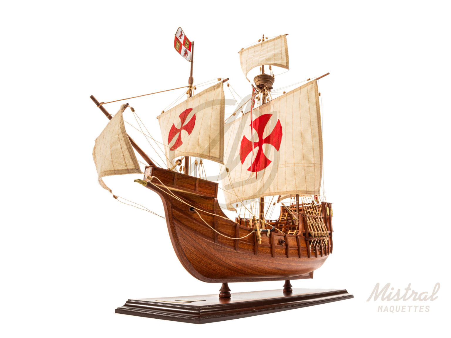 Maquette de la Santa Maria de Christophe Colomb - 1492 · Montée