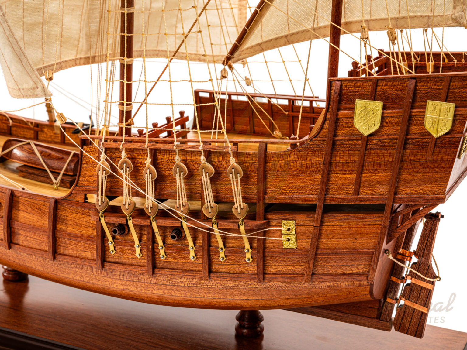 Maquette de la Santa Maria de Christophe Colomb - 1492 · Montée