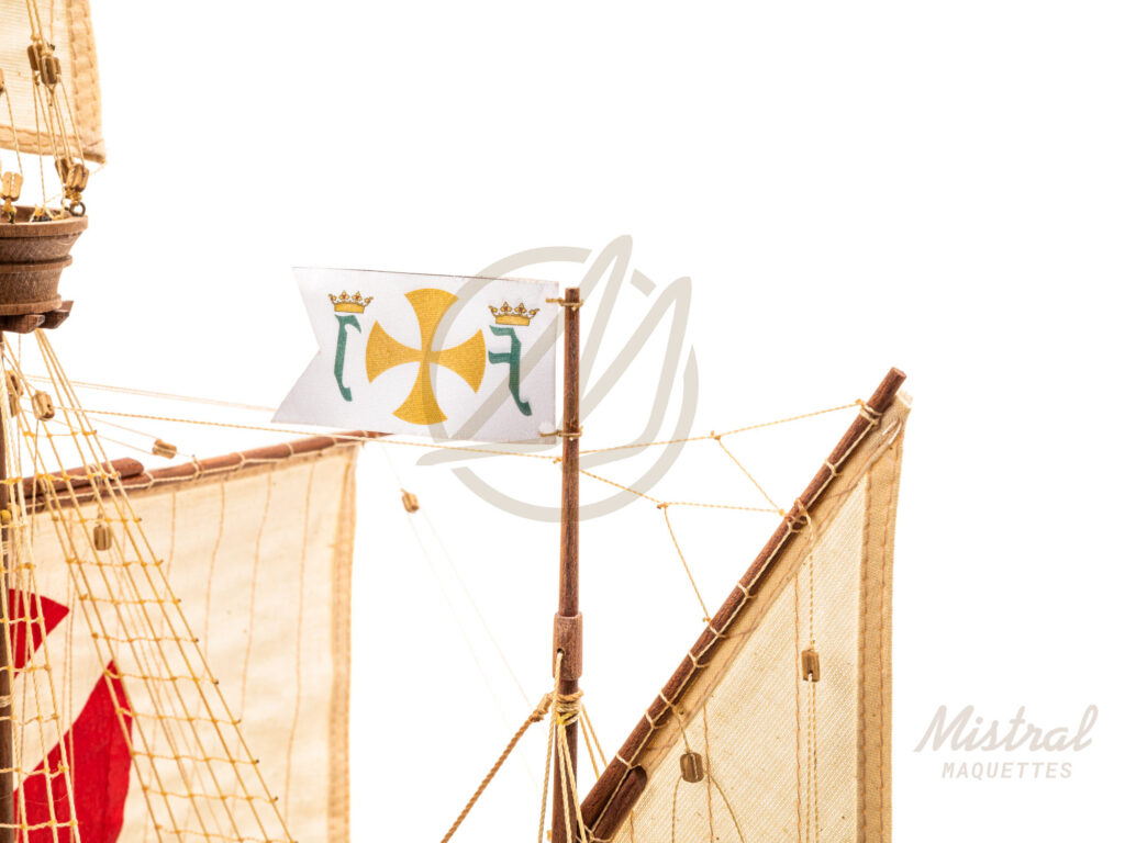 Maquette de la Santa Maria de Christophe Colomb - 1492 · Montée