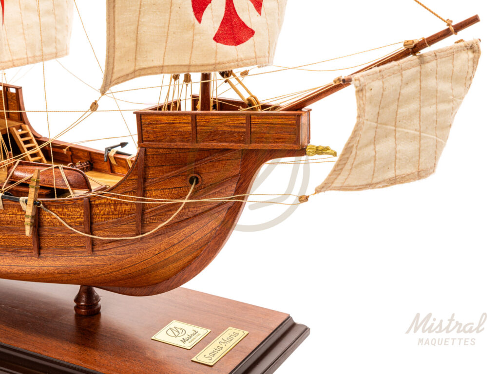 Maquette de la Santa Maria de Christophe Colomb - 1492 · Montée