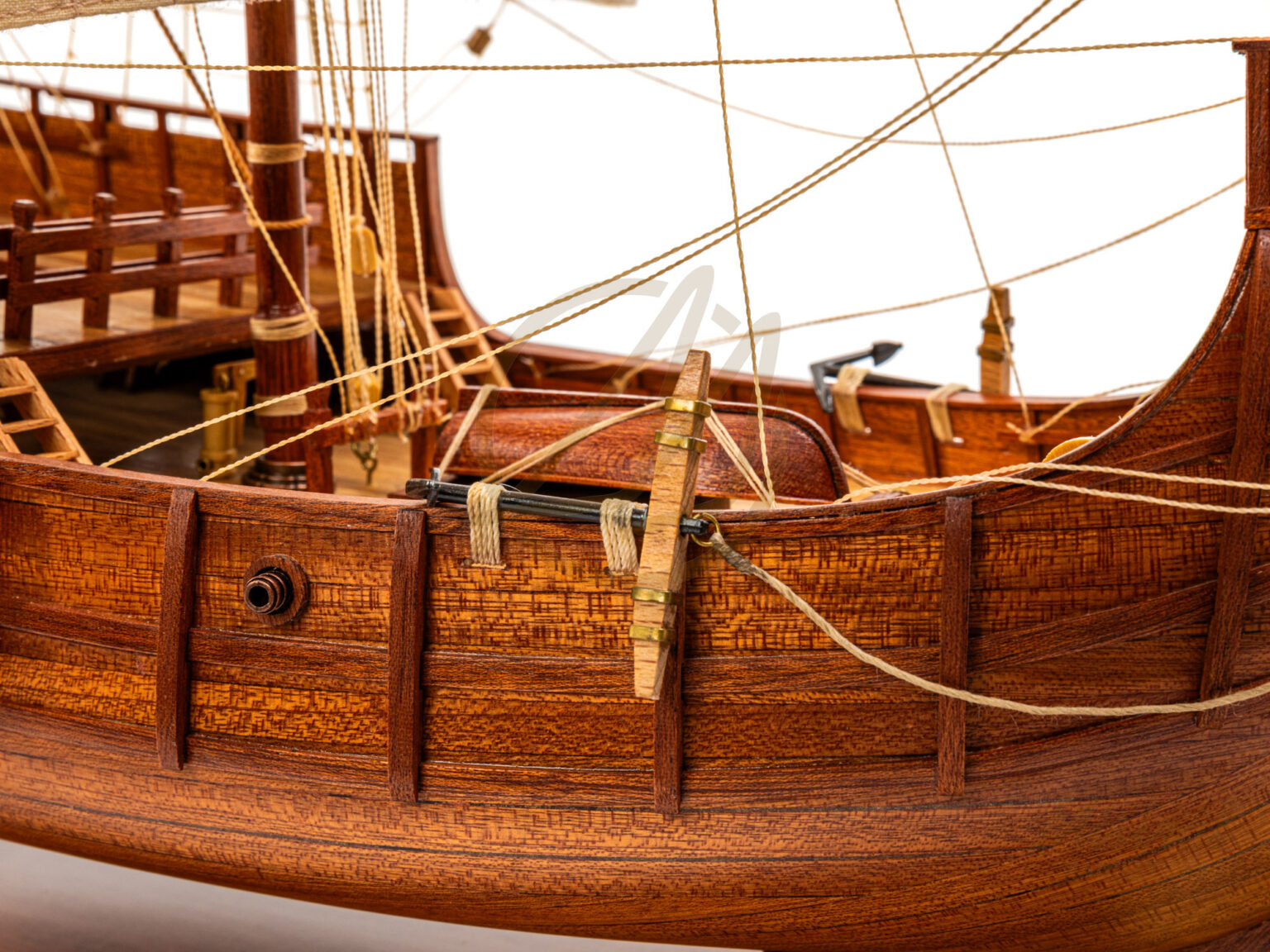 Maquette de la Santa Maria de Christophe Colomb - 1492 · Montée