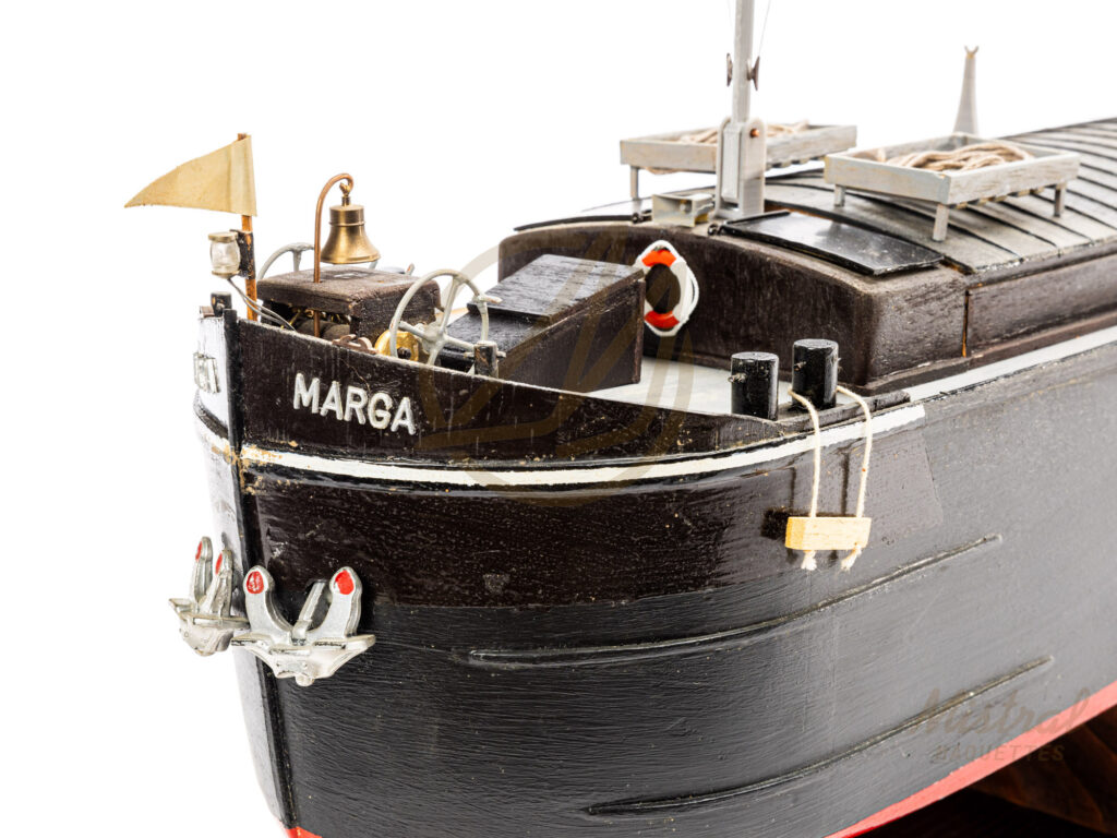 Maquette de la Péniche Marga - Déjà Montée - Mistral Maquettes