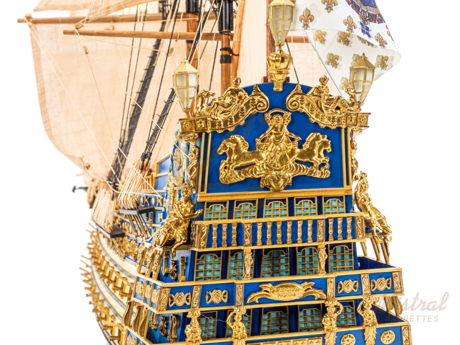 Maquette du Soleil Royal · Qualité Musée · Célèbre Galion