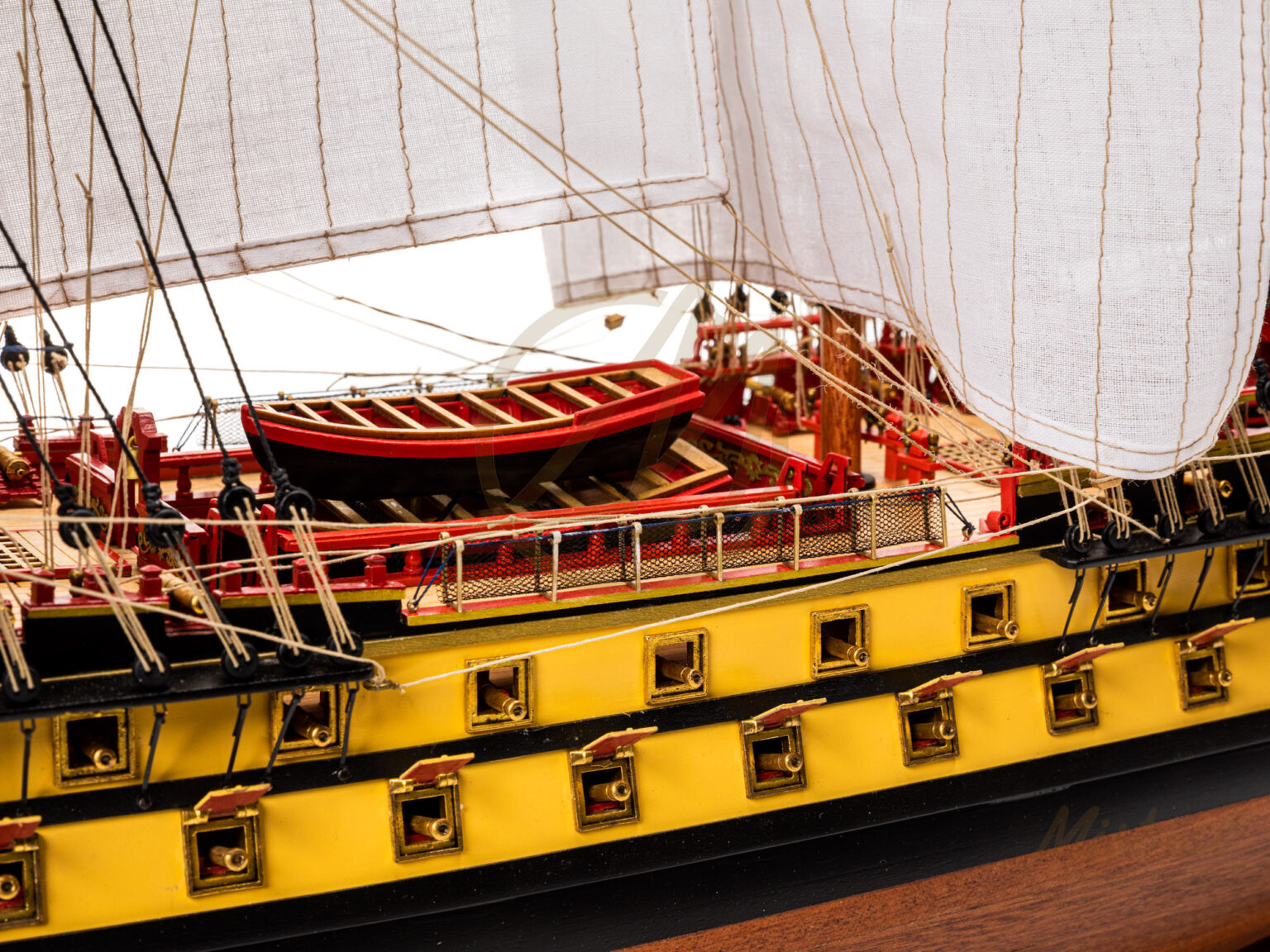 Maquette du Superbe en Bois · Chef-d’œuvre Naval du XVIIIe Siècle